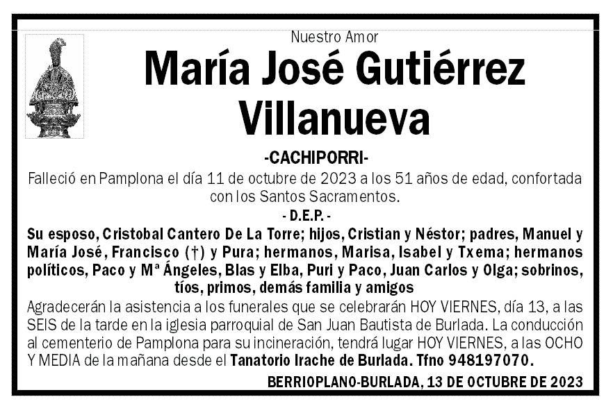 María José Gutiérrez Villanueva