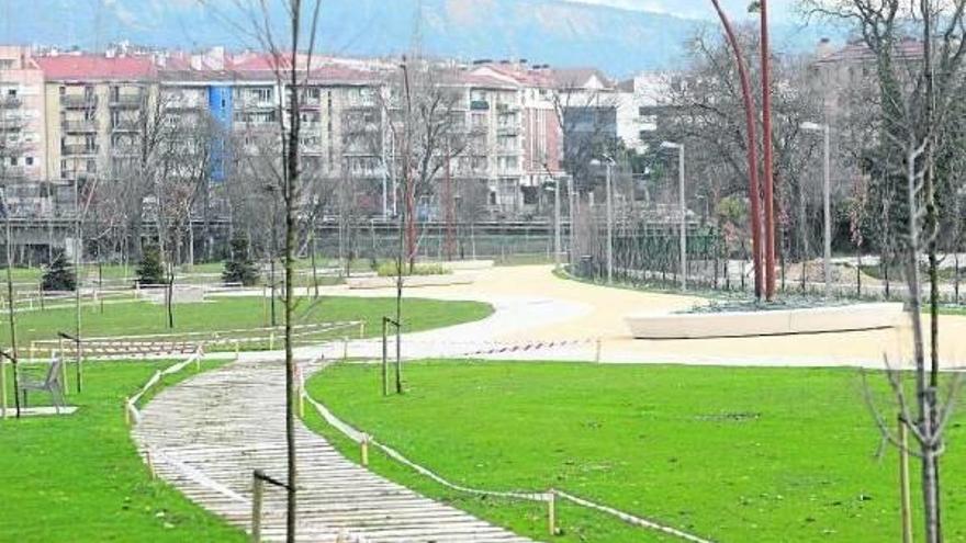 El parque de Trinitarios, 85.109 m2 más de zona verde para Pamplona