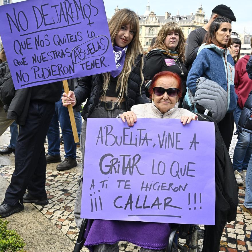 En imágenes: La reivindicación feminista del 8M