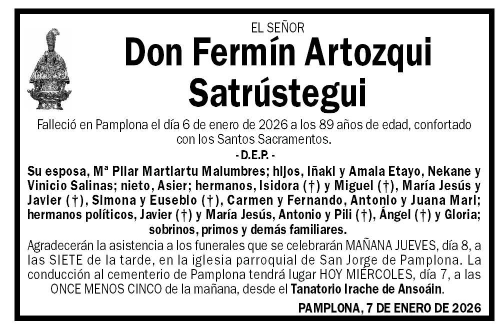 Fermín Artozqui Satrústegui