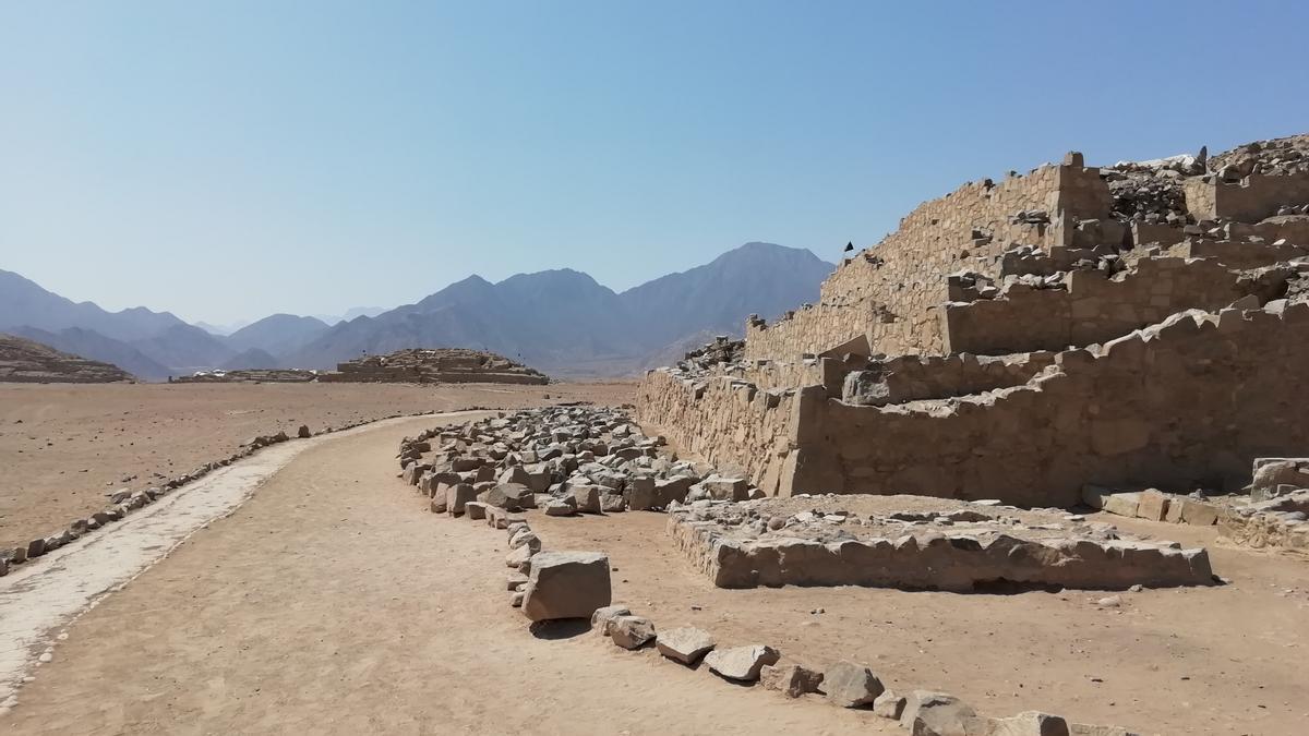 La civilización antigua de Caral Supe, en Perú