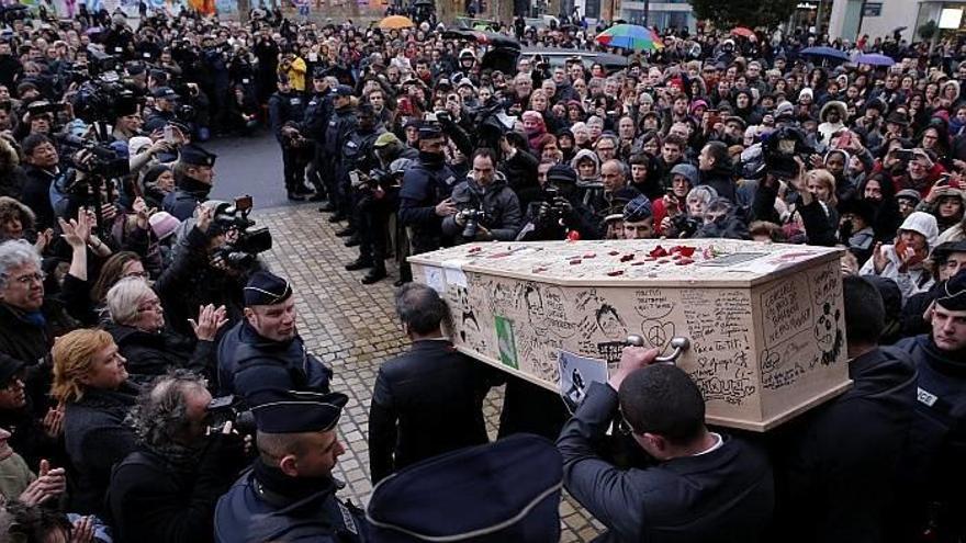 Francia despide a las víctimas de 'Charlie Hebdo'