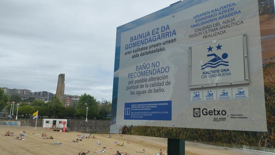 Getxo analizará a diario el agua de la playa de Las Arenas