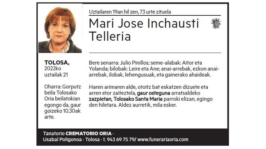 Mari Jose Inchausti Telleria