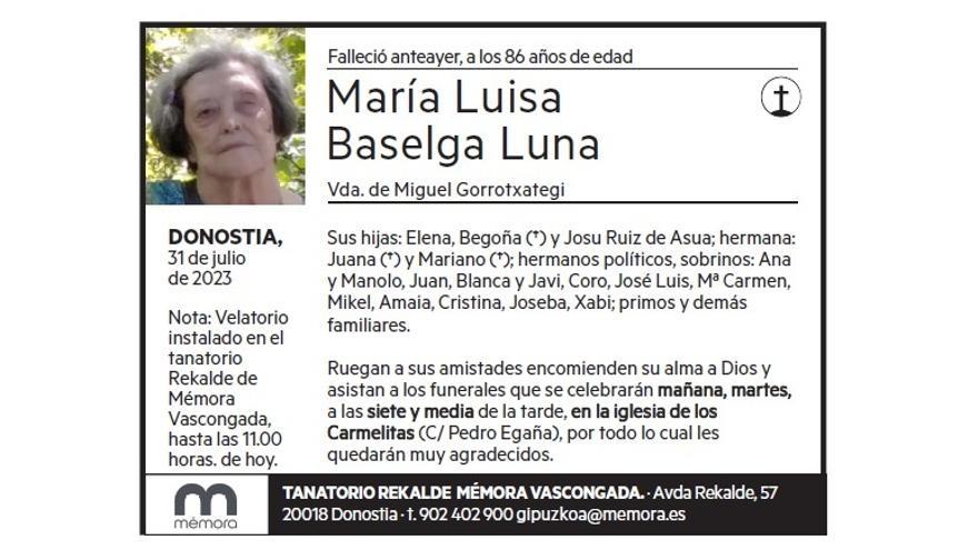 María Luisa Baselga Luna