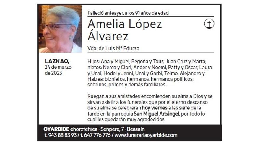 AMELIA LOPEZ ALVAREZ