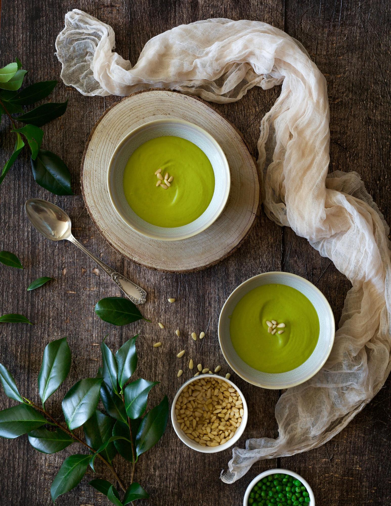 Crema fría de calabacín y menta, ligereza y frescura contra el calor