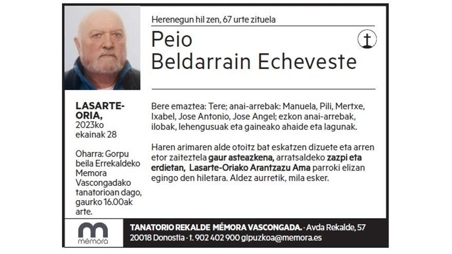 Peio Beldarrain Echeveste