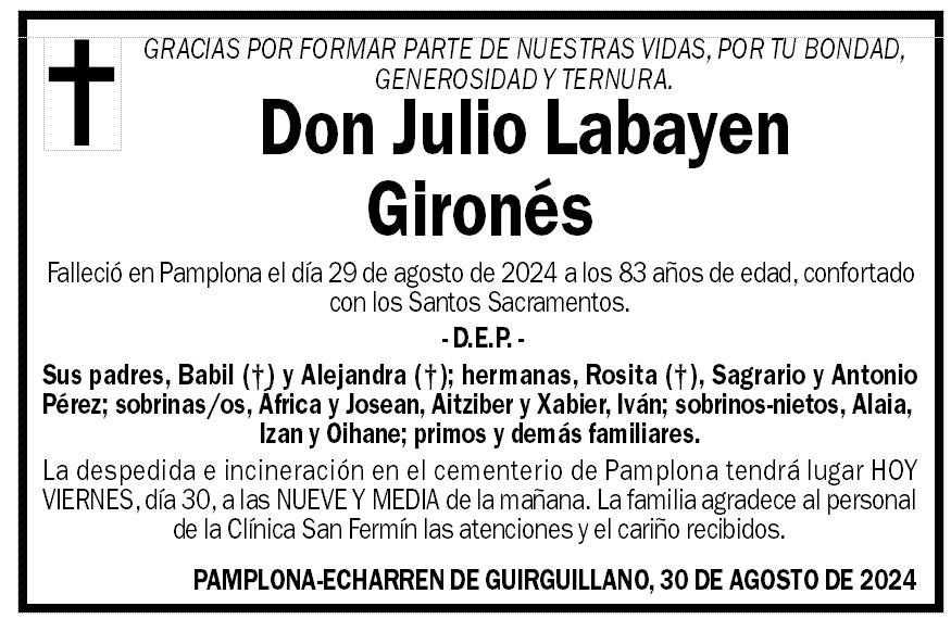 Julio Labayen Gironés