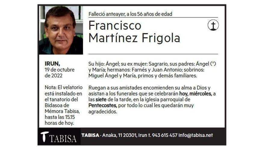 Francisco Martínez Frigola