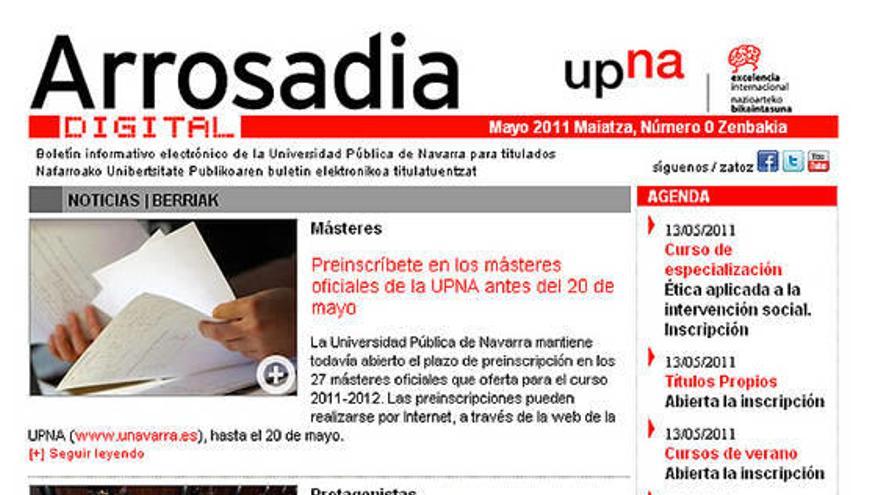 La Universidad Pública de Navarra crea 'Arrosadia Digital'