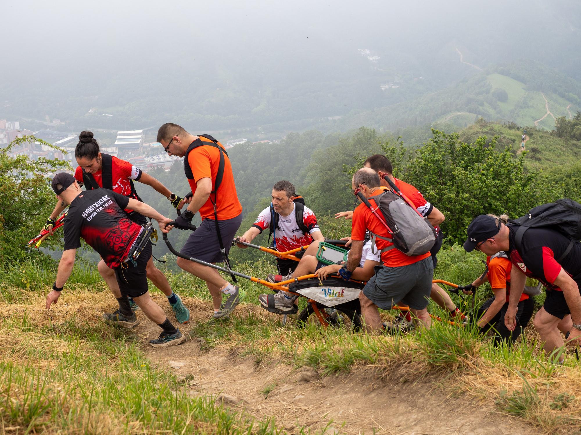 En imágenes. Reto solidario: Monte Urko, emotivo e inclusivo III ...