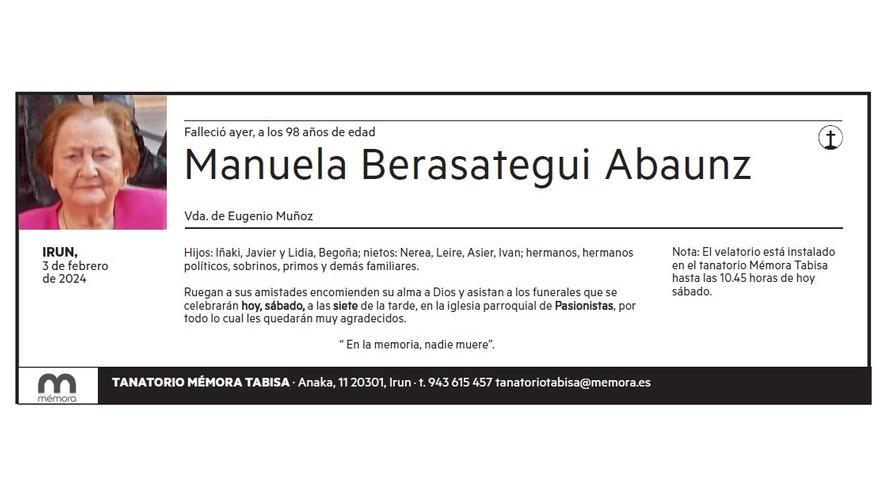 Manuela Berasategui Abaunz