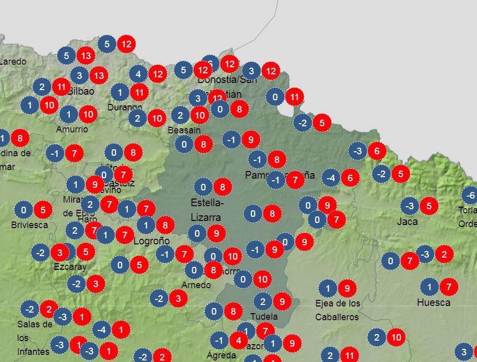 La borrasca Ingrid traerá nieve a Navarra y un fin de semana marcado ...