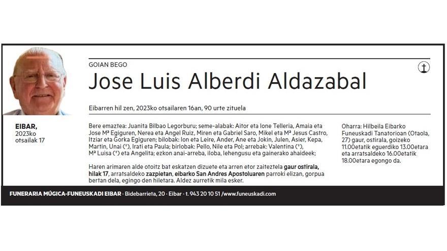 JOSE LUIS ALBERDI ALDAZABAL