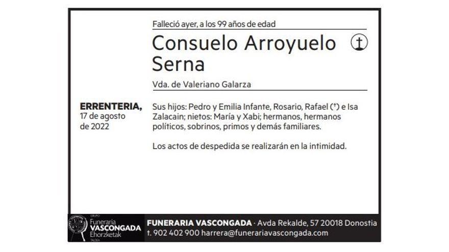 CONSUELO ARROYUELO SERNA