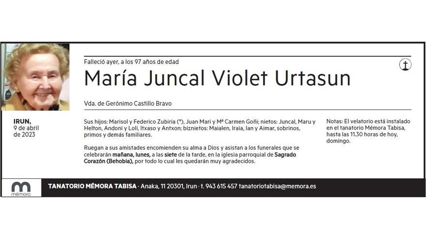 María Juncal Violet Urtasune