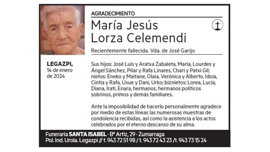 María Jesús Lorza Celemendi