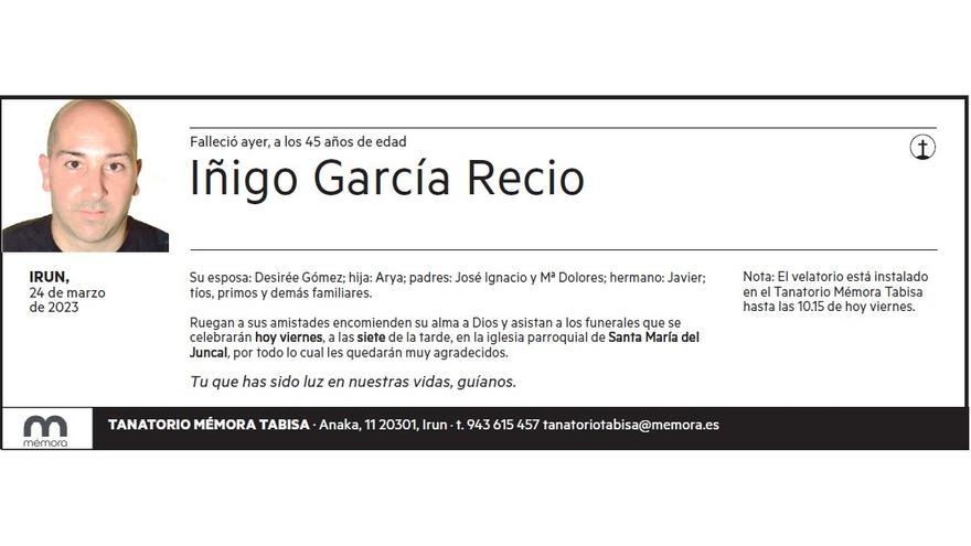 IÑIGO GARCIA RECIO