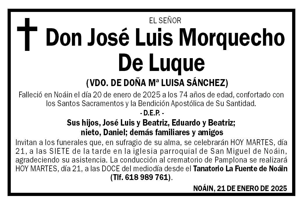 José Luis Morquecho De Luque