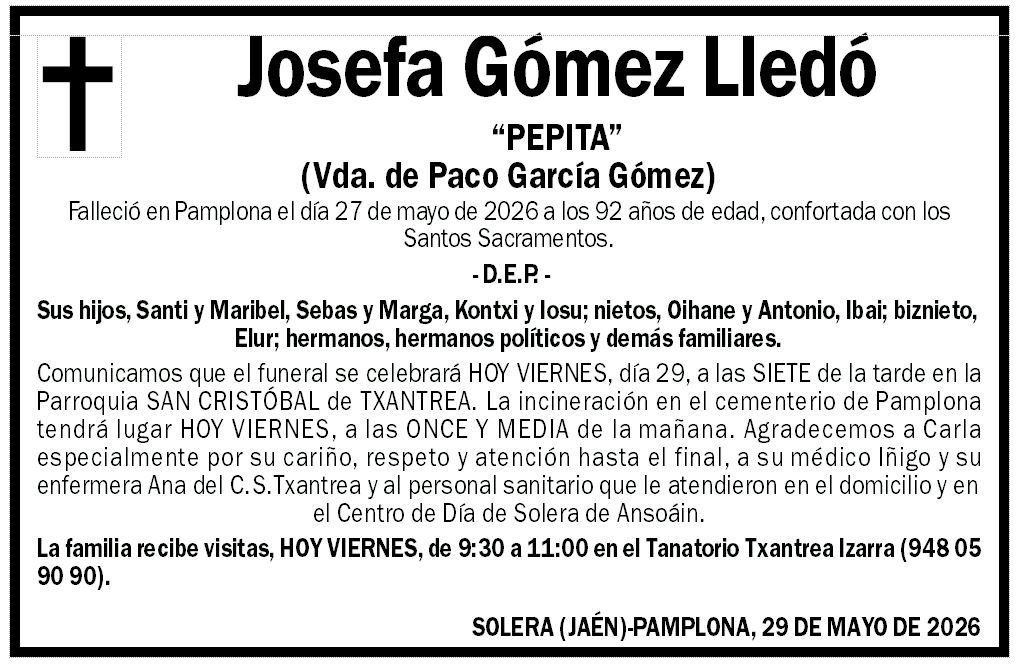 Josefa Gómez Lledó