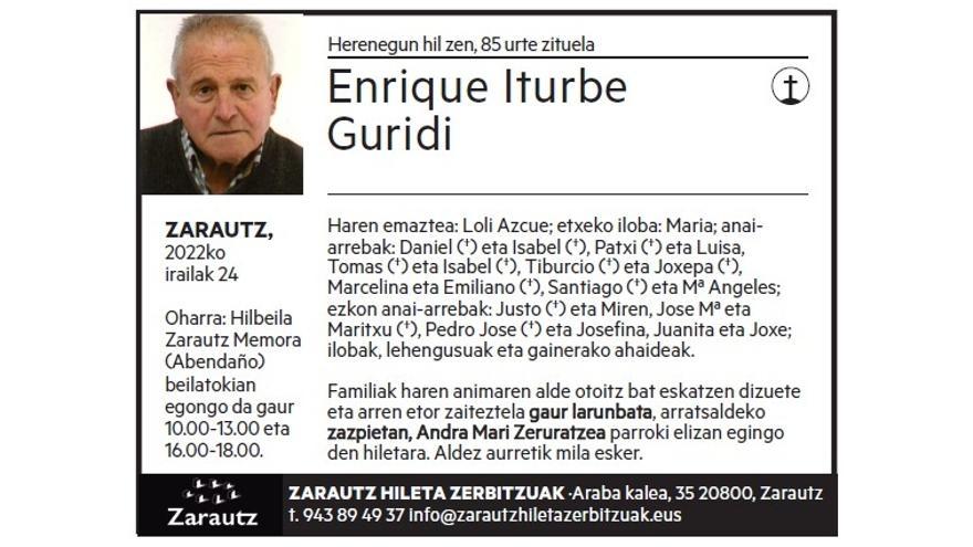 ENRIQUE ITURBE GURIDI