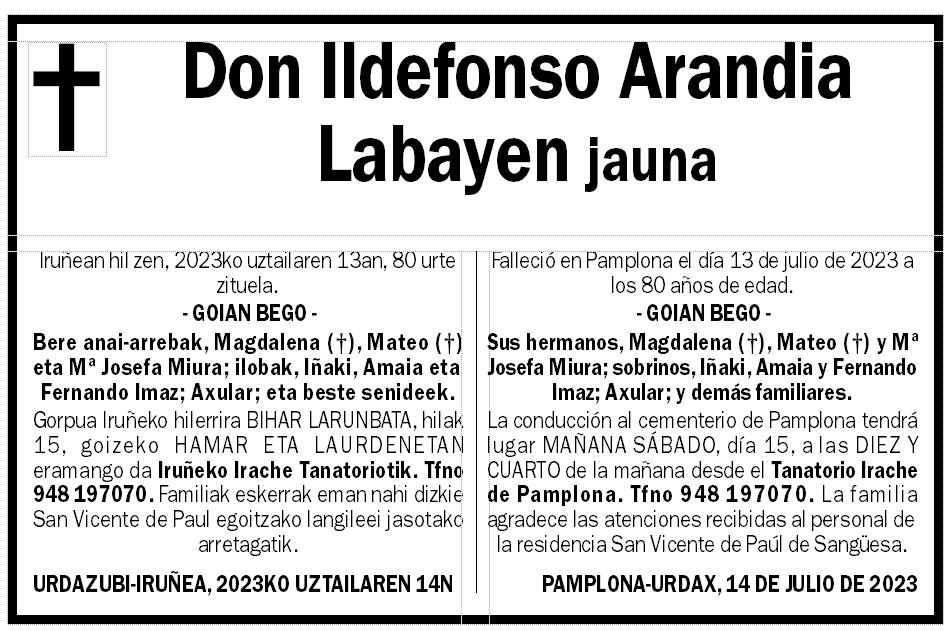 Ildefonso Arandia Labayen