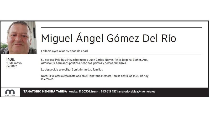 MIGUEL ANGEL GOMEZ DEL RIO