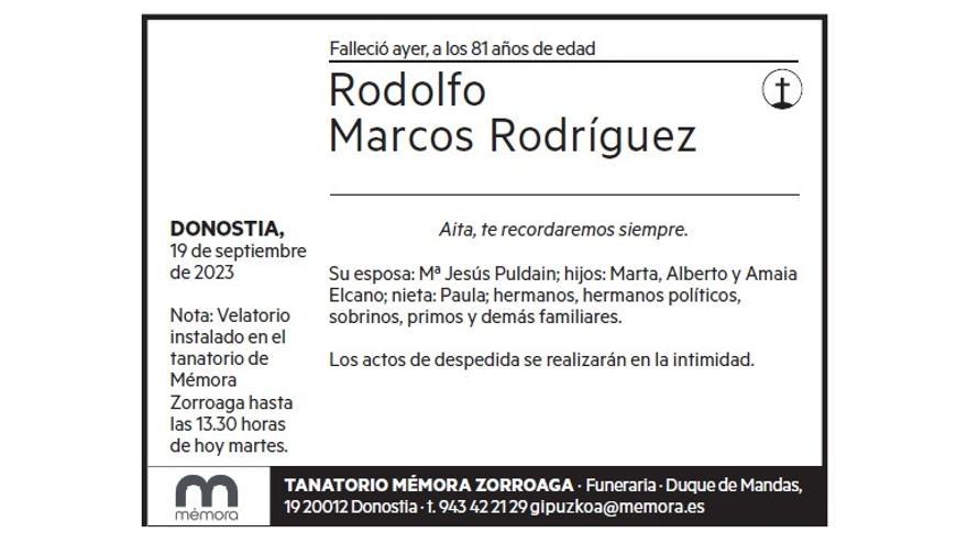 Rodolfo Marcos Rodríguez