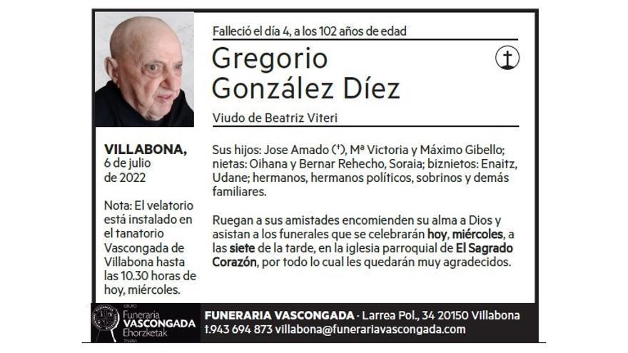Gregorio González Díez