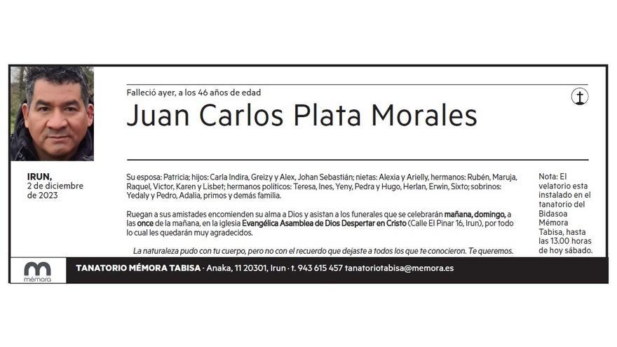 Juan Carlos Plata Morales