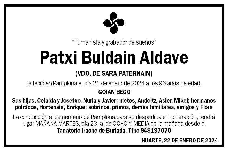 Patxi Buldain Aldave