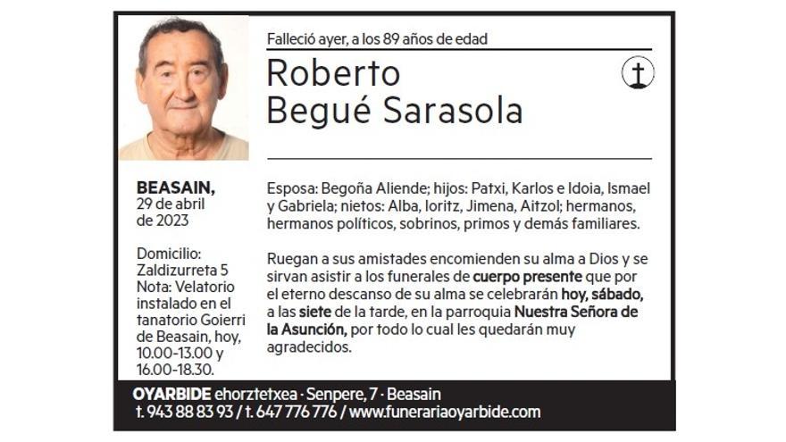 Roberto Begué Sarasola