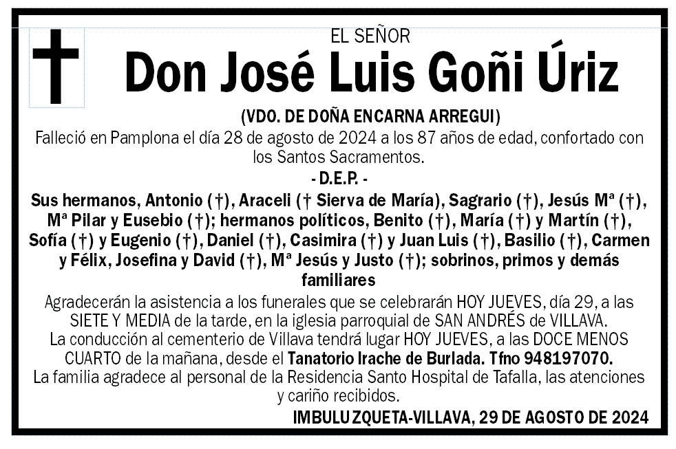 José Luis Goñi Úriz