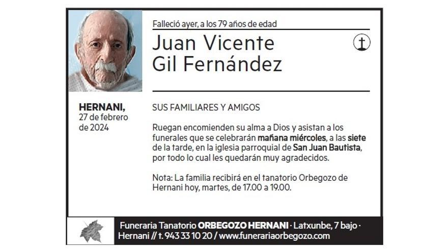 JUAN VICENTE GIL FERNANDEZ
