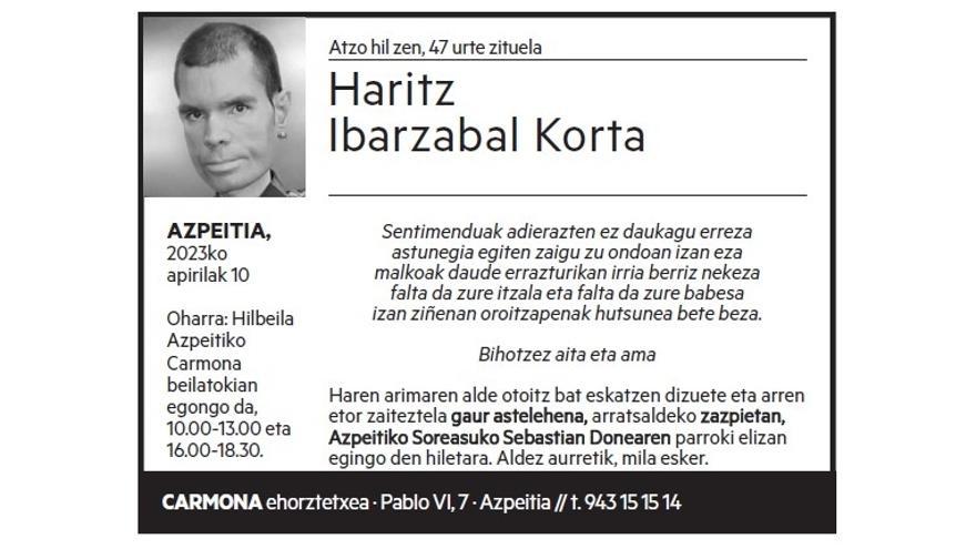Haritz Ibarzabal Korta