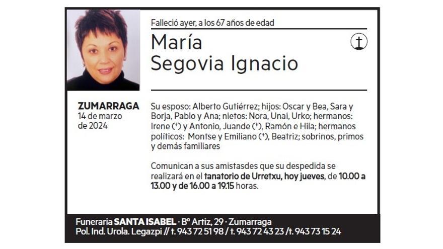 MARIA SEGOVIA IGNACIO
