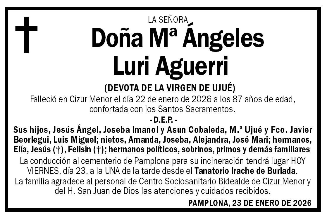 Mª Ángeles Luri Aguerri