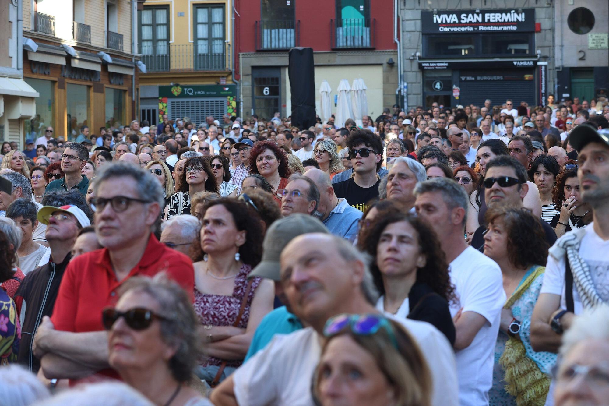 Ópera en los balcones del Ayuntamiento de Pamplona