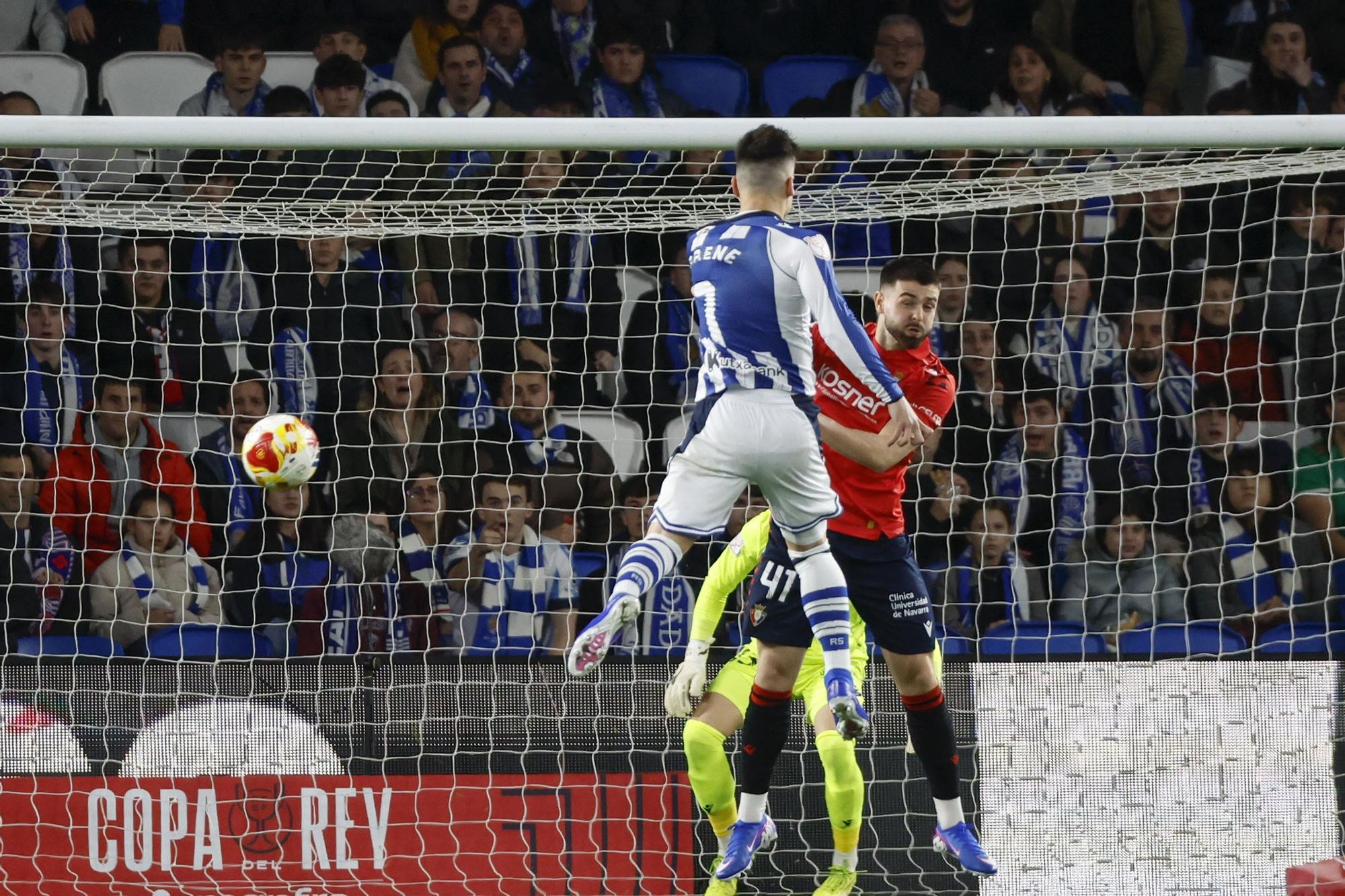 Fotos del partido de octavos de Copa del Rey Real Sociedad-Osasuna