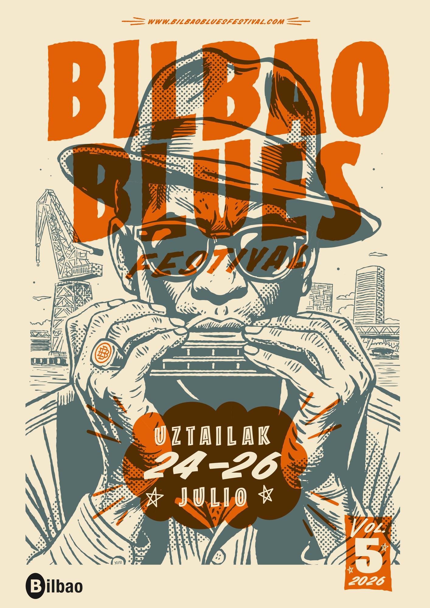 Bilbao Blues Festival 2026: Bob Stroger, Judith Hilly Mark Hummel
