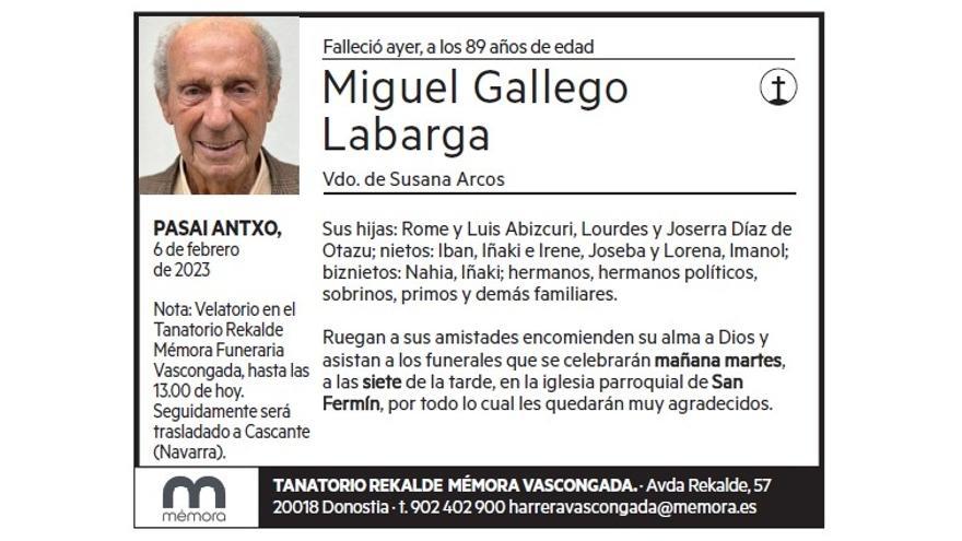MIGUEL GALLEGO LABARGA