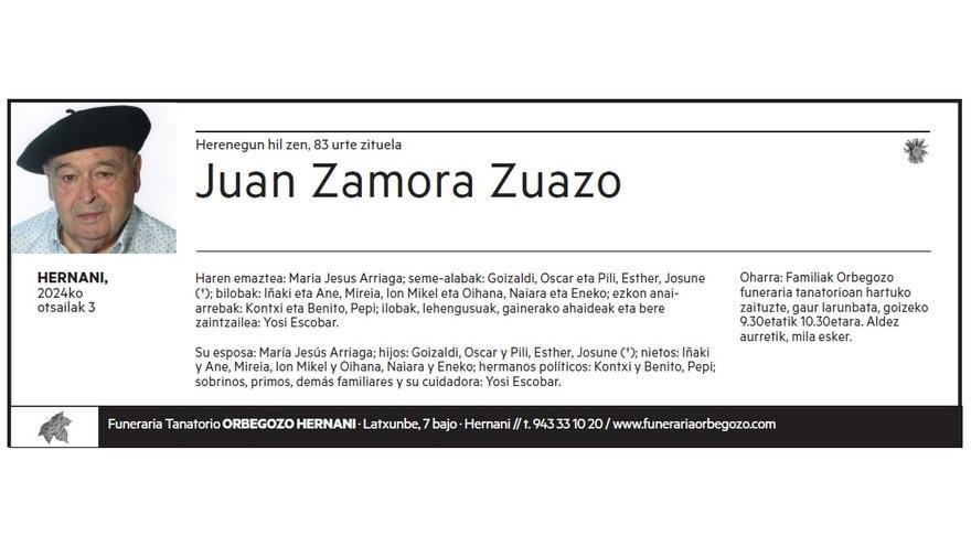 Juan Zamora Zuazo