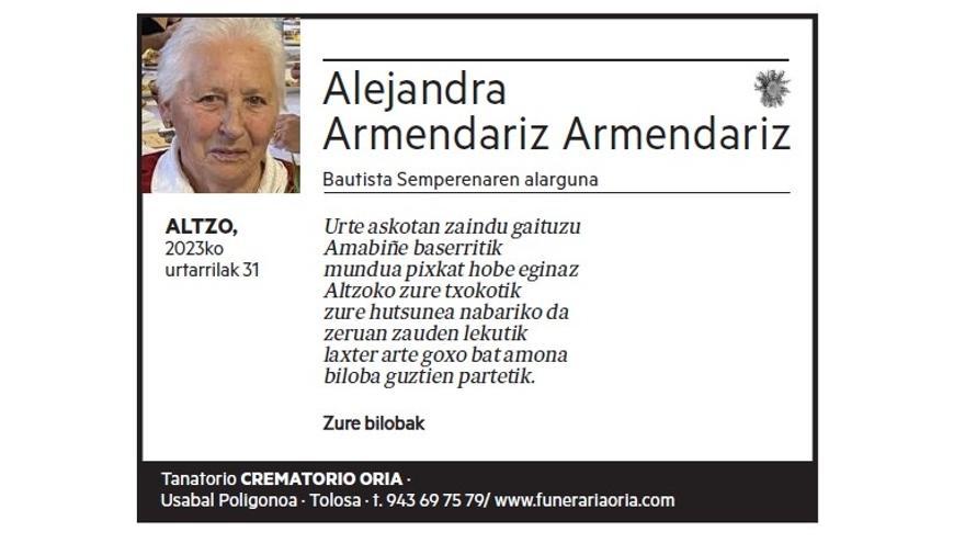 Alejandra Armendariz Armendariz