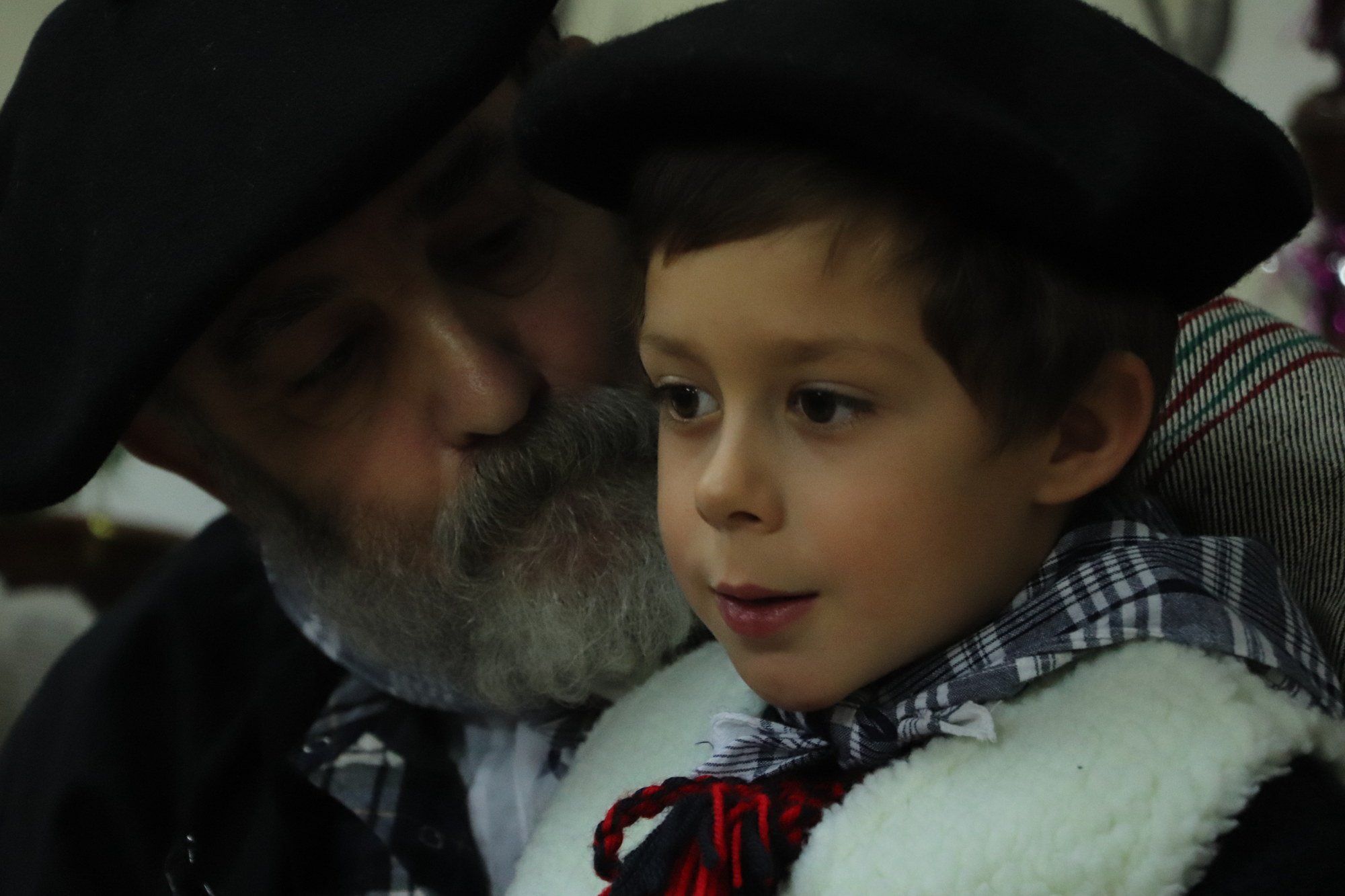 Olentzero, en su recorrido por Navarra a lo largo de los años