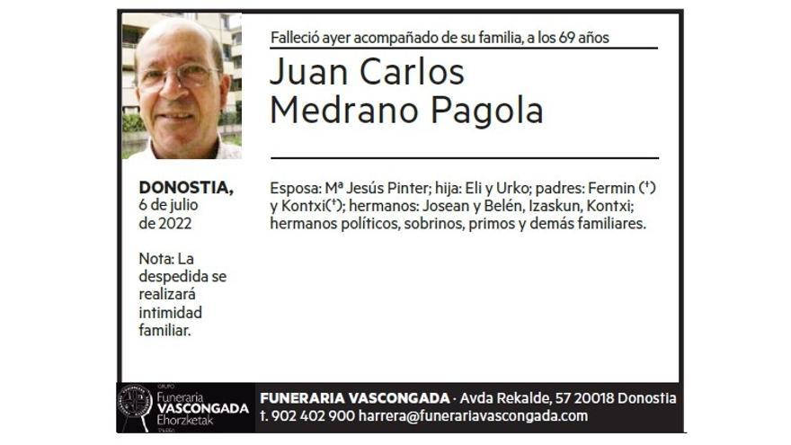 Juan Carlos Medrano Pagola