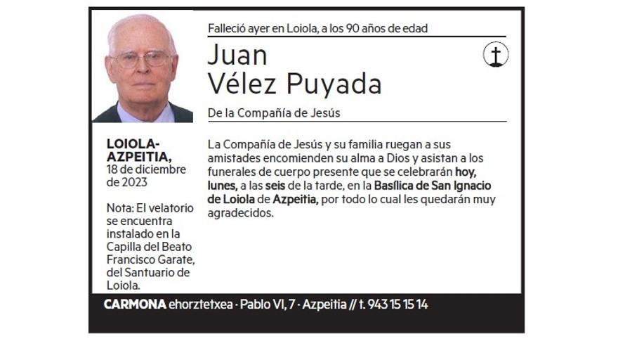 Juan Vélez Puyada