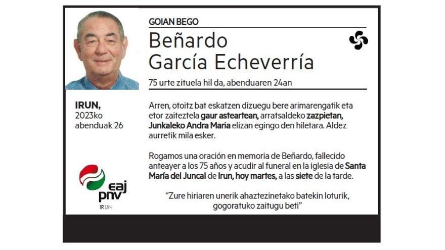 Beñardo García Echeverría