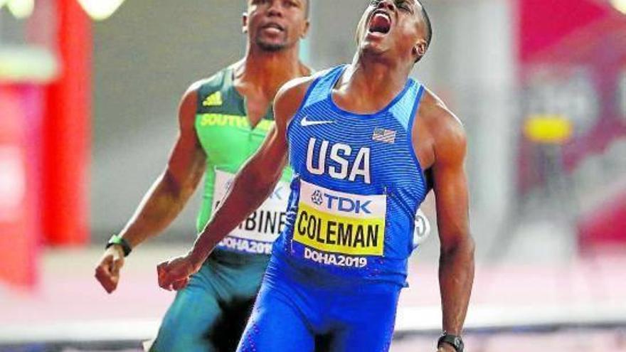 Coleman se ratifica como heredero de Bolt
