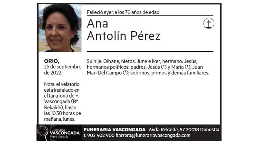 Ana Antolín Pérez